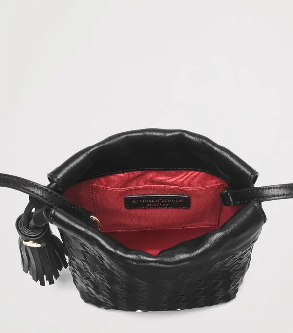 ASPINAL OF LONDON Soho Cross-body Pouch - Black