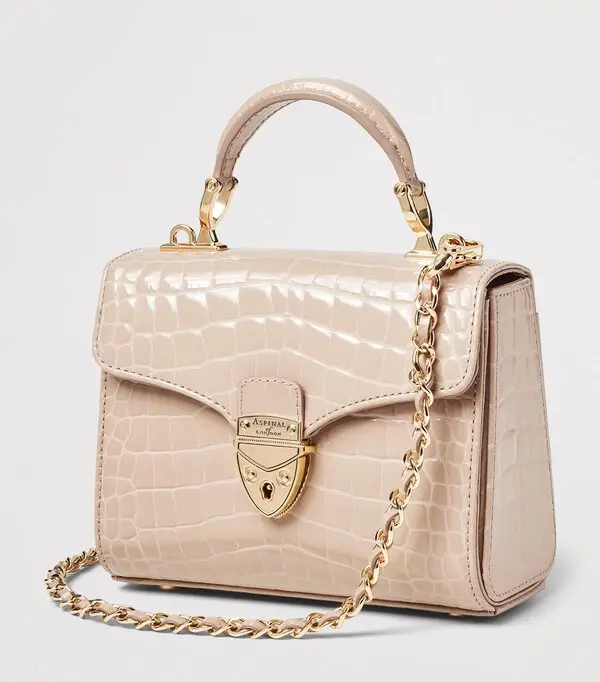 ASPINAL OF LONDON Mini Leather Mayfair Top-handle Bag