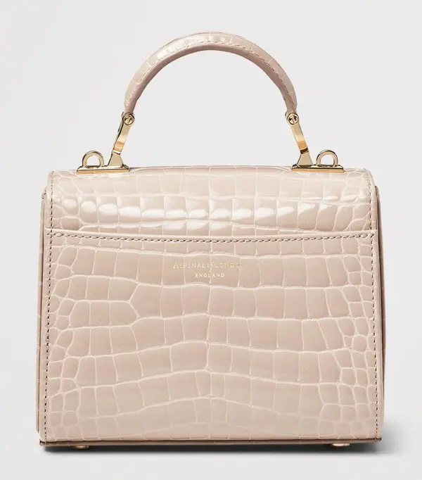 ASPINAL OF LONDON Mini Leather Mayfair Top-handle Bag