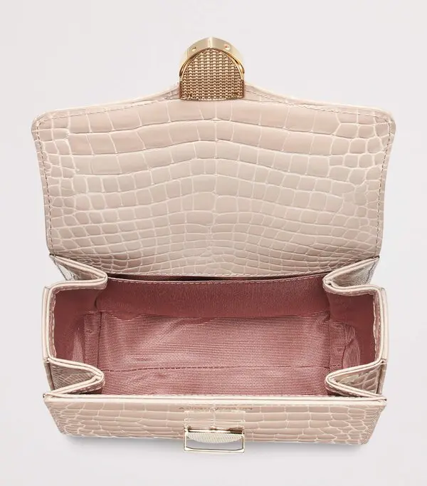 ASPINAL OF LONDON Mini Leather Mayfair Top-handle Bag