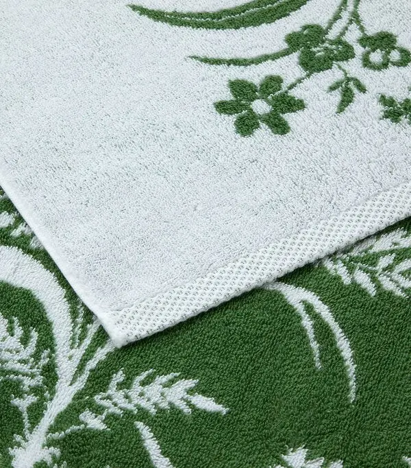 YVES DELORME Botanic Hand Towel - Green