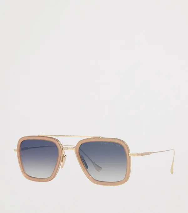 Dita Titanium Aviator Sunglasses