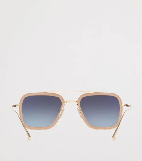 Dita Titanium Aviator Sunglasses
