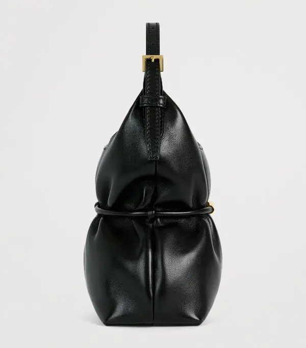 Balmain Mini Leather Sphynx Shoulder Bag