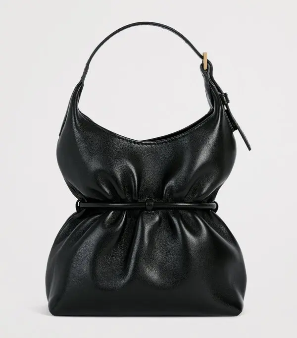 Balmain Mini Leather Sphynx Shoulder Bag
