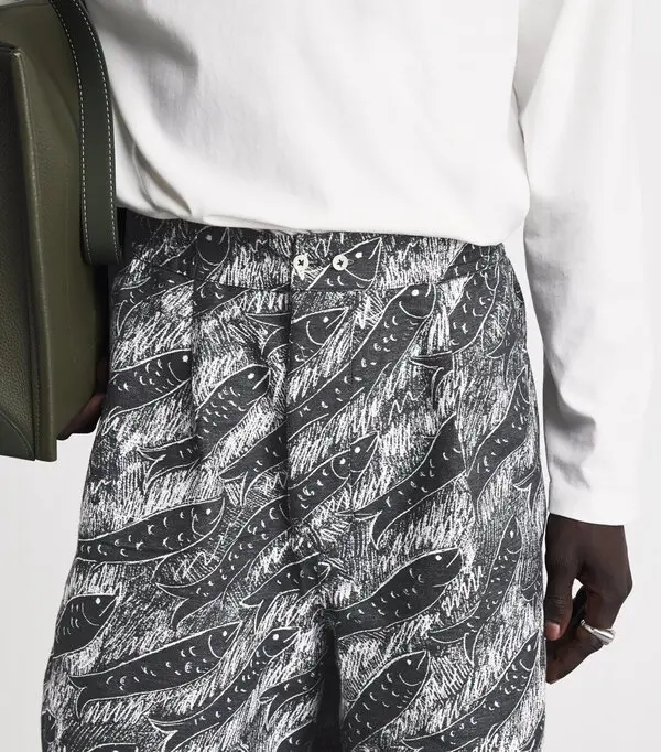 Jacquemus Pleated Pyjama Shorts