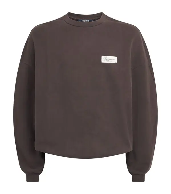 Jacquemus Cotton Oversized Logo Sweatshirt