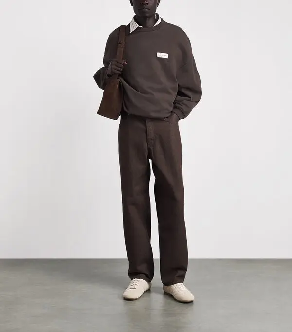 Jacquemus Cotton Oversized Logo Sweatshirt