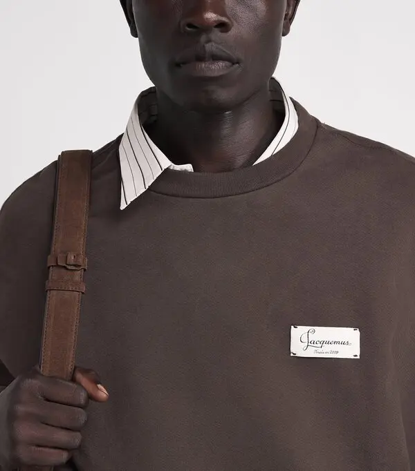 Jacquemus Cotton Oversized Logo Sweatshirt