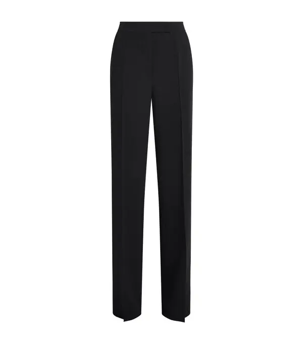 Max Mara Virgin Wool Palazzo Trousers