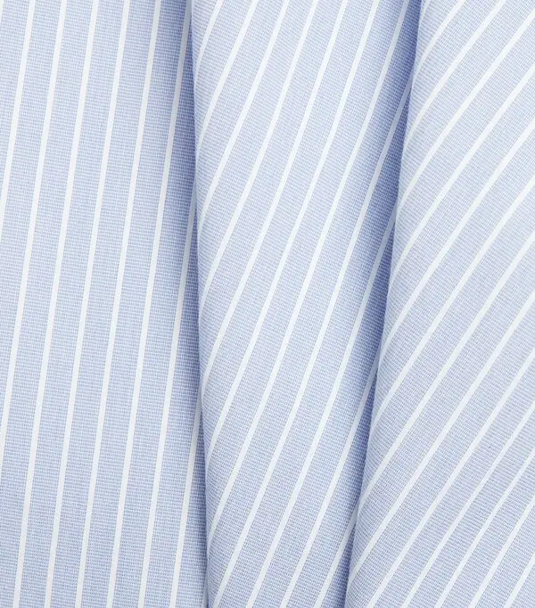 Theory Asymmetrical Stripe Midi Skirt - Blue