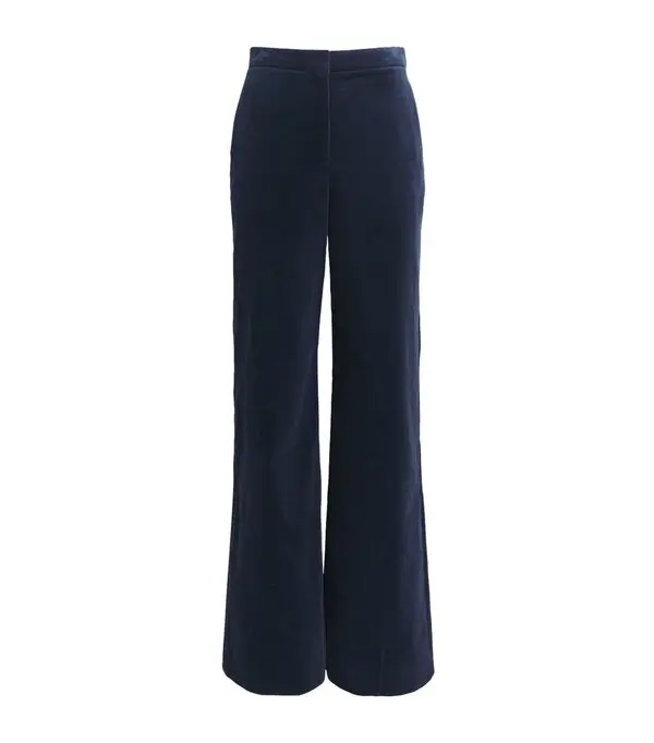 Veronica Beard Corduroy Holt Wide-leg Trousers