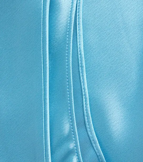 LESET Satin Barb Tank Top