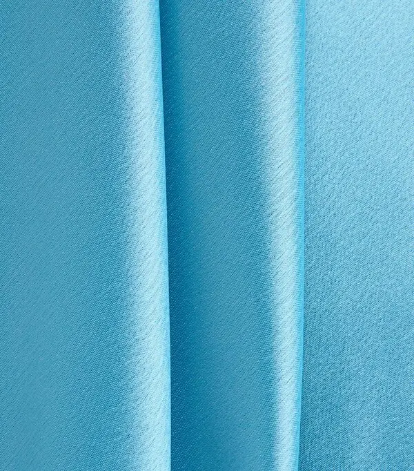 LESET Satin Barb Cardigan - Blue