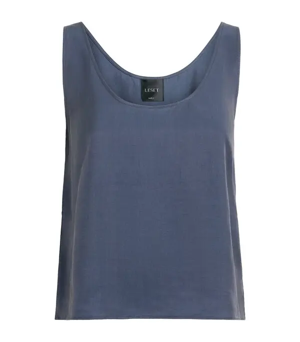 LESET Kim Tank Top - Blue
