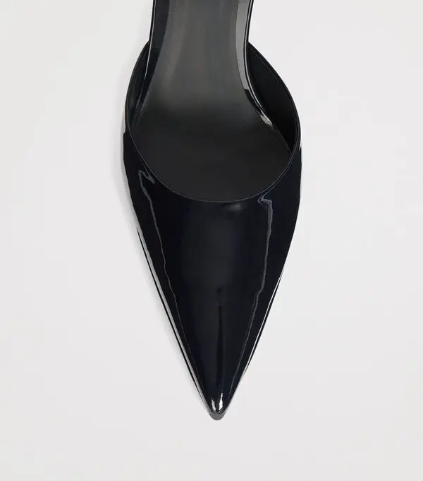 Balmain Patent Leather Strappy Pumps 95