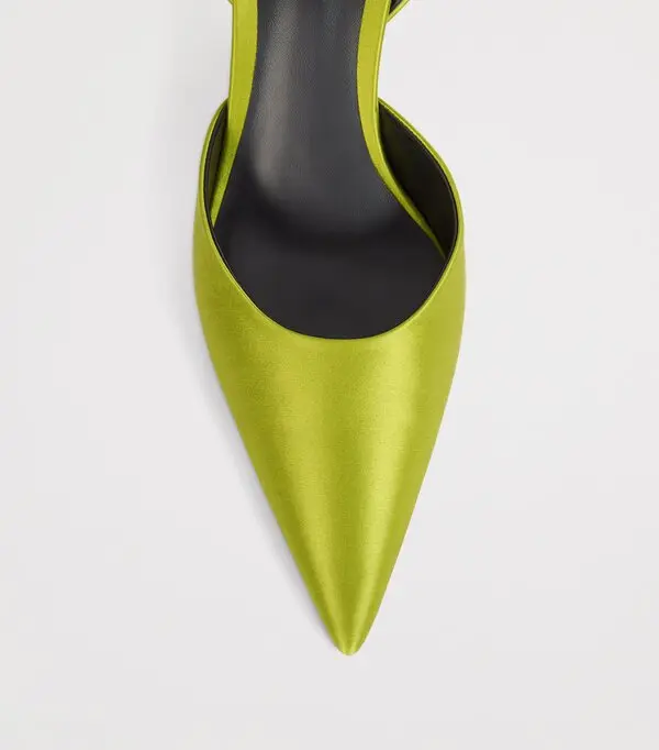 Balmain Silk Strappy Pumps 95