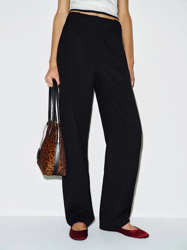 REFORMATION Jackie Bow Leg Pant