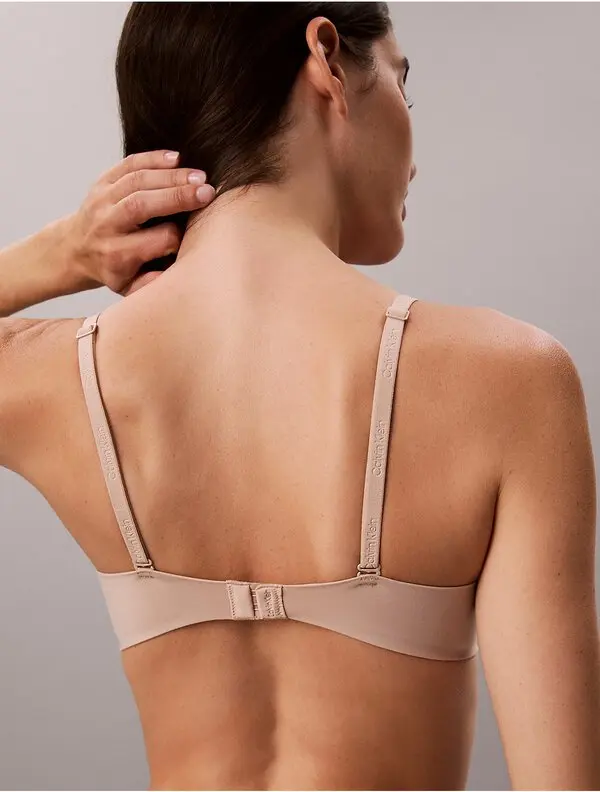 Calvin Klein Perfectly Fit Lace Push Up Plunge Bra - Cedar