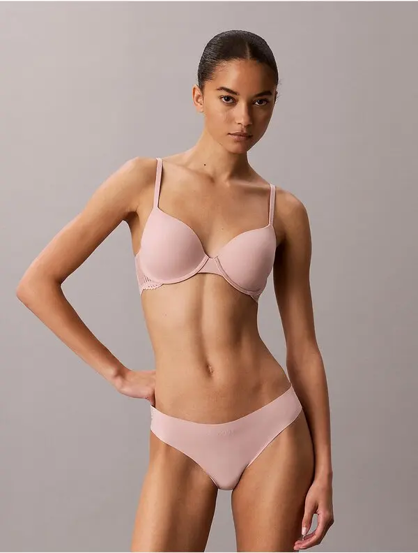 Calvin Klein Perfectly Fit Lace Perfect Coverage Bra - Subdued