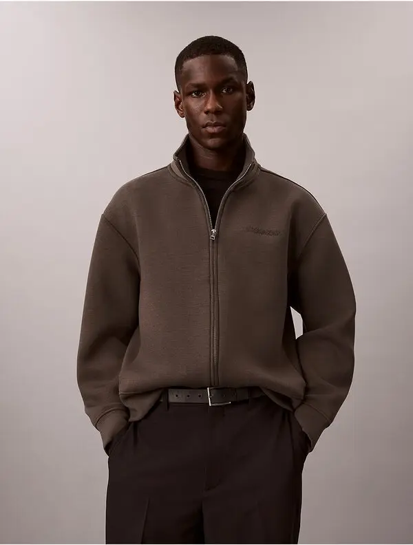 Calvin Klein Cooling Spacer Zip Jacket - Beluga