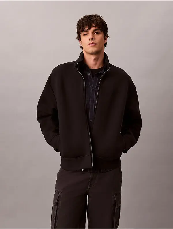 Calvin Klein Cooling Spacer Zip Jacket - Black