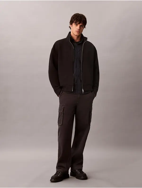 Calvin Klein Cooling Spacer Zip Jacket - Black