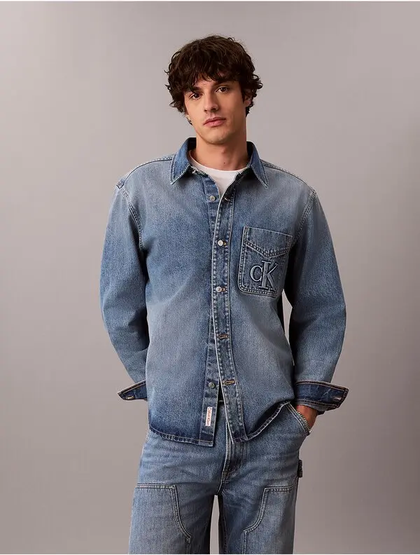 Calvin Klein Embossed Logo Overshirt