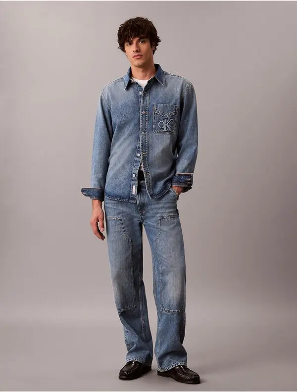 Calvin Klein Embossed Logo Overshirt