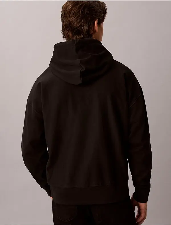 Calvin Klein Terry Calvins Or Nothing Graphic Relaxed Hoodie