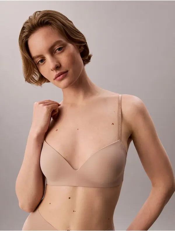 Calvin Klein Perfectly Fit Custom Lift Wirefree Triangle Bra - Cedar