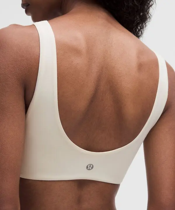 Lululemon Underease Scoop-neck Bralette A-c Cups - Light Ivory