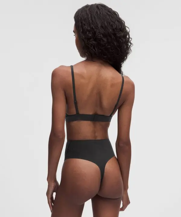 Lululemon Wundermost Ultra-soft Nulu Triangle Bralette - Black