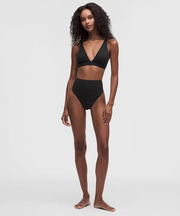 Lululemon Wundermost Ultra-soft Nulu Triangle Bralette - Black