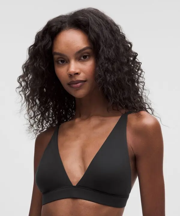 Lululemon Wundermost Ultra-soft Nulu Triangle Bralette - Black