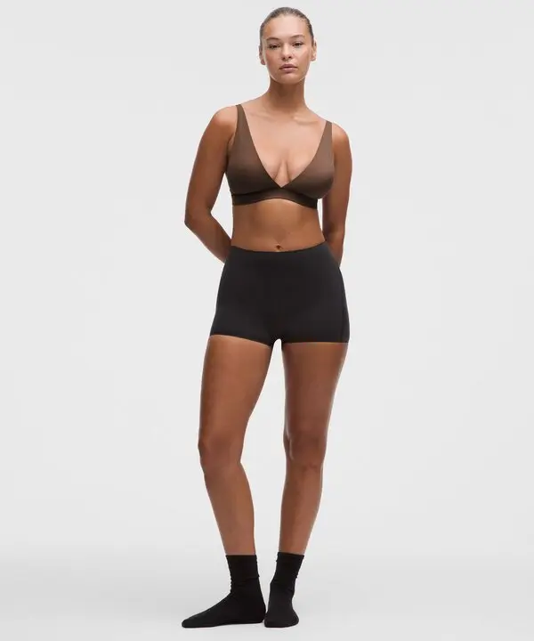 Lululemon Wundermost Ultra-soft Nulu Triangle Bralette - Java