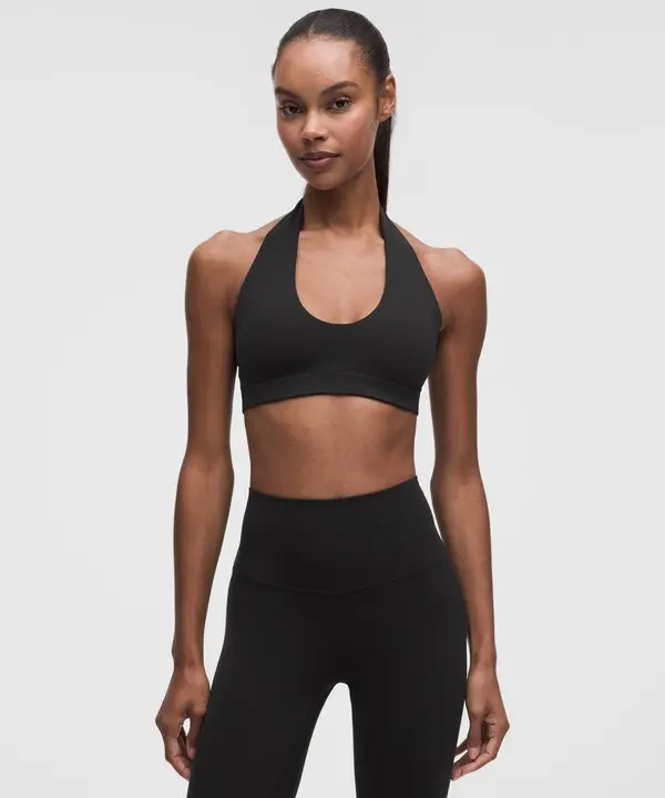 Lululemon Focuser Halter Bra - Black