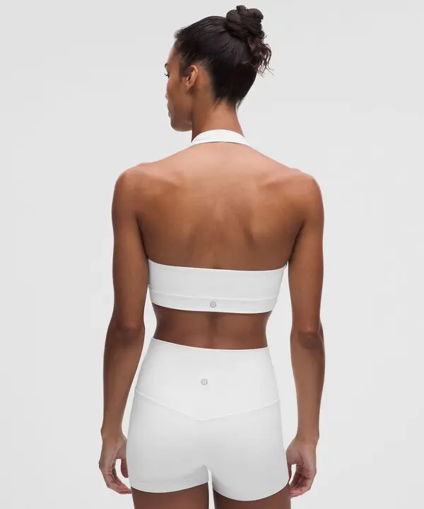 Lululemon Focuser Halter Bra - White