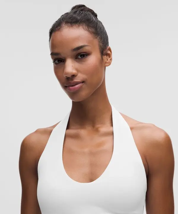 Lululemon Focuser Halter Bra - White
