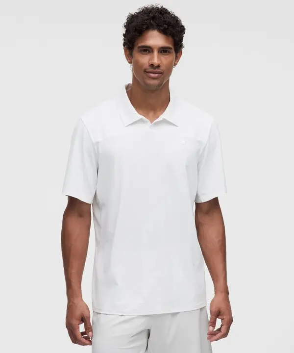 Lululemon Mesh Pique Tennis Polo Shirt - White