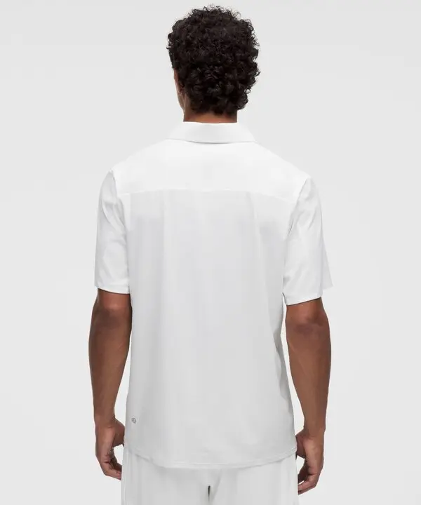 Lululemon Mesh Pique Tennis Polo Shirt - White