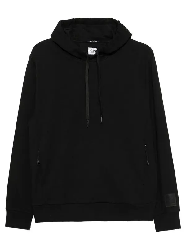 C.P. COMPANY Cotton Hoodie - Black