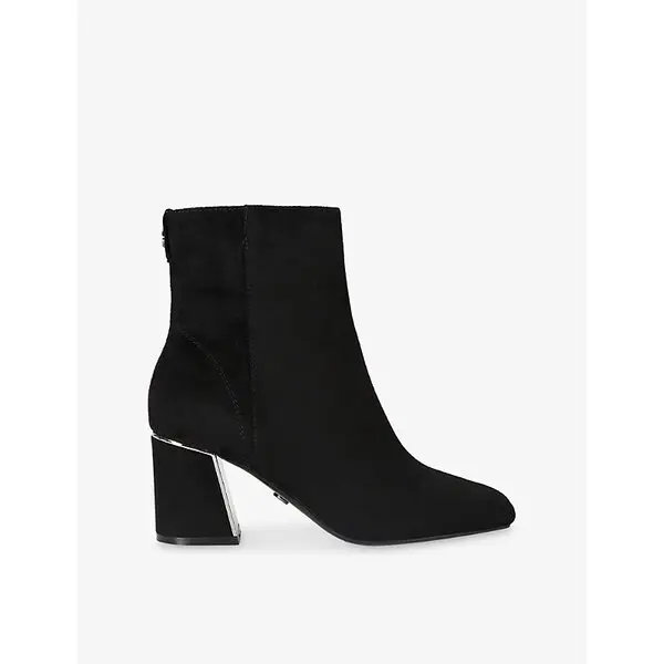 Carvela Larino Faux Suede Ankle Boots - Black