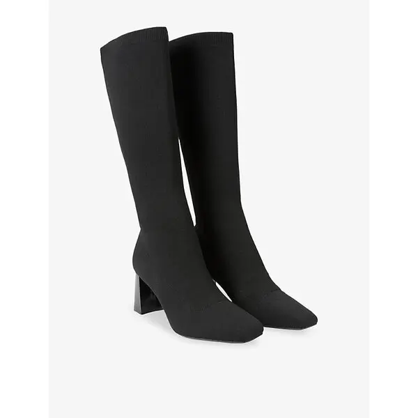 Carvela Rometta Heeled Leather High-leg Boots