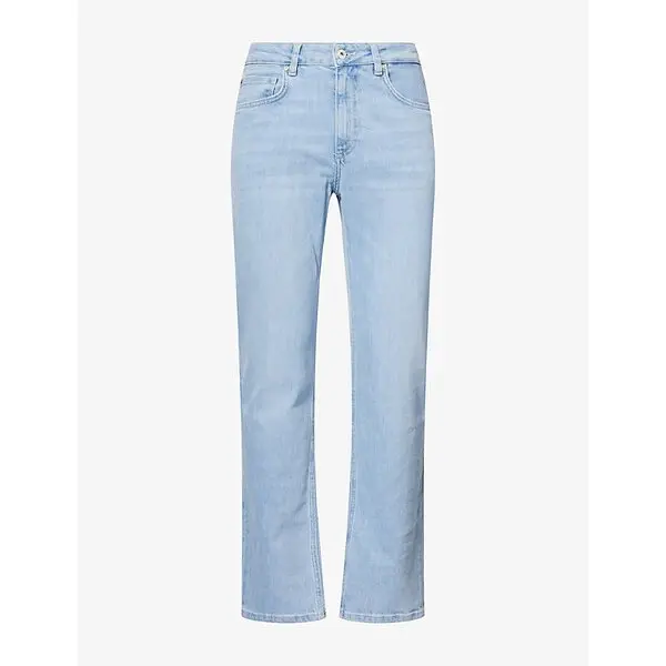VINGT QUATRE Mid-rise Straight-leg Denim Jeans