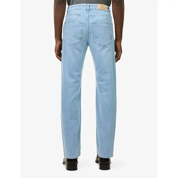 VINGT QUATRE Mid-rise Straight-leg Denim Jeans