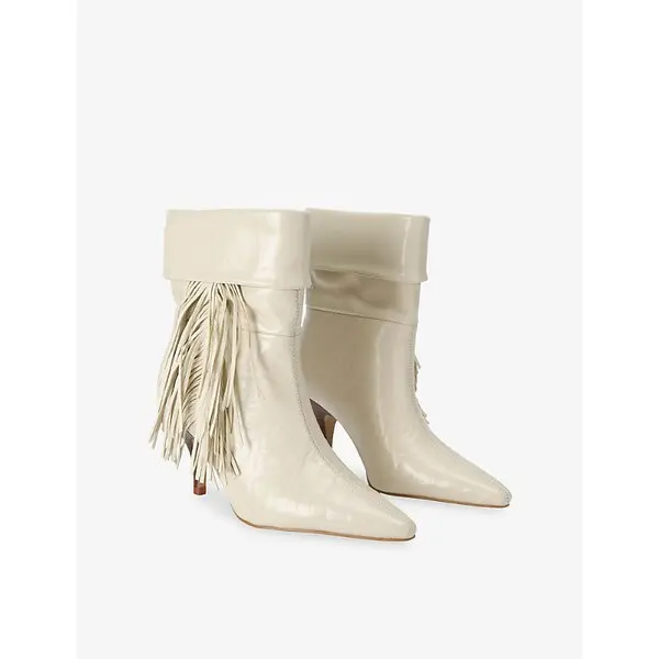 Kurt Geiger Piccadilly Slouch Leather Boots