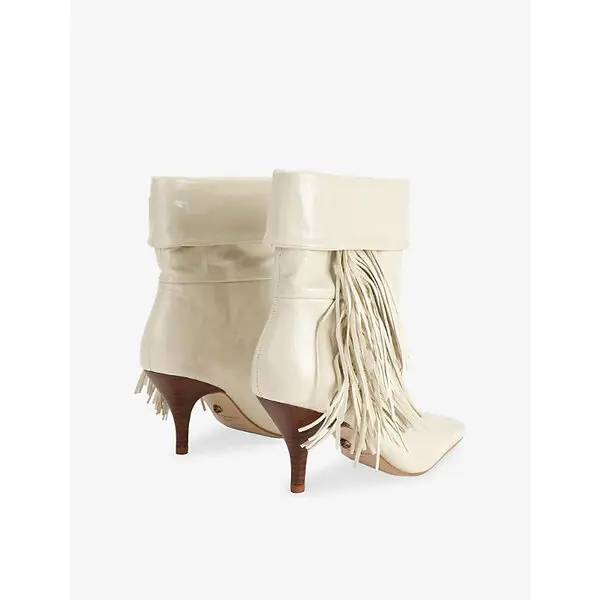 Kurt Geiger Piccadilly Slouch Leather Boots