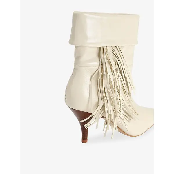 Kurt Geiger Piccadilly Slouch Leather Boots