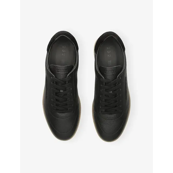 Ermenegildo Zegna 232 Grained Leather Trainers